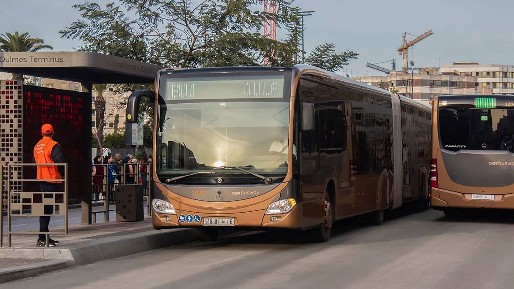 Launch of the new bus rapid transit route in Casablanca with 40 ...