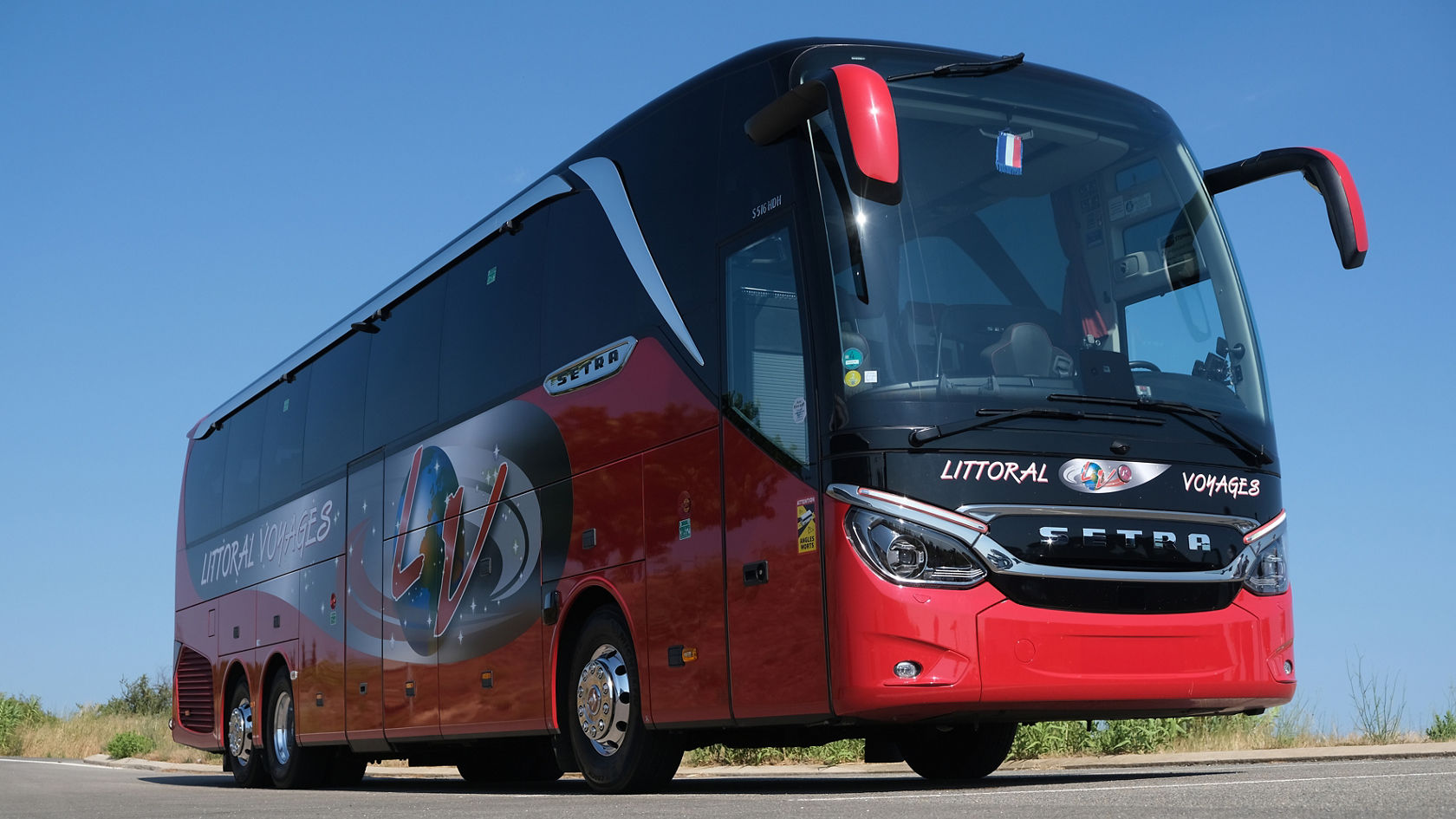 Premium‑Flotte am französischen Mittelmeer. | Setra Buses Deutschland